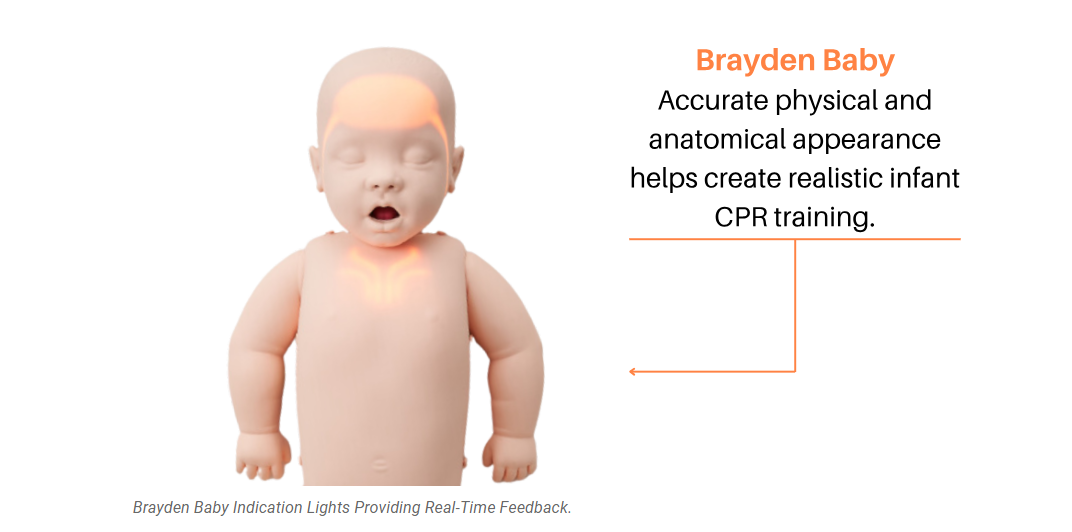Brayden Baby Advanced – White Lights for CPR Training - Phoenix Medical ...